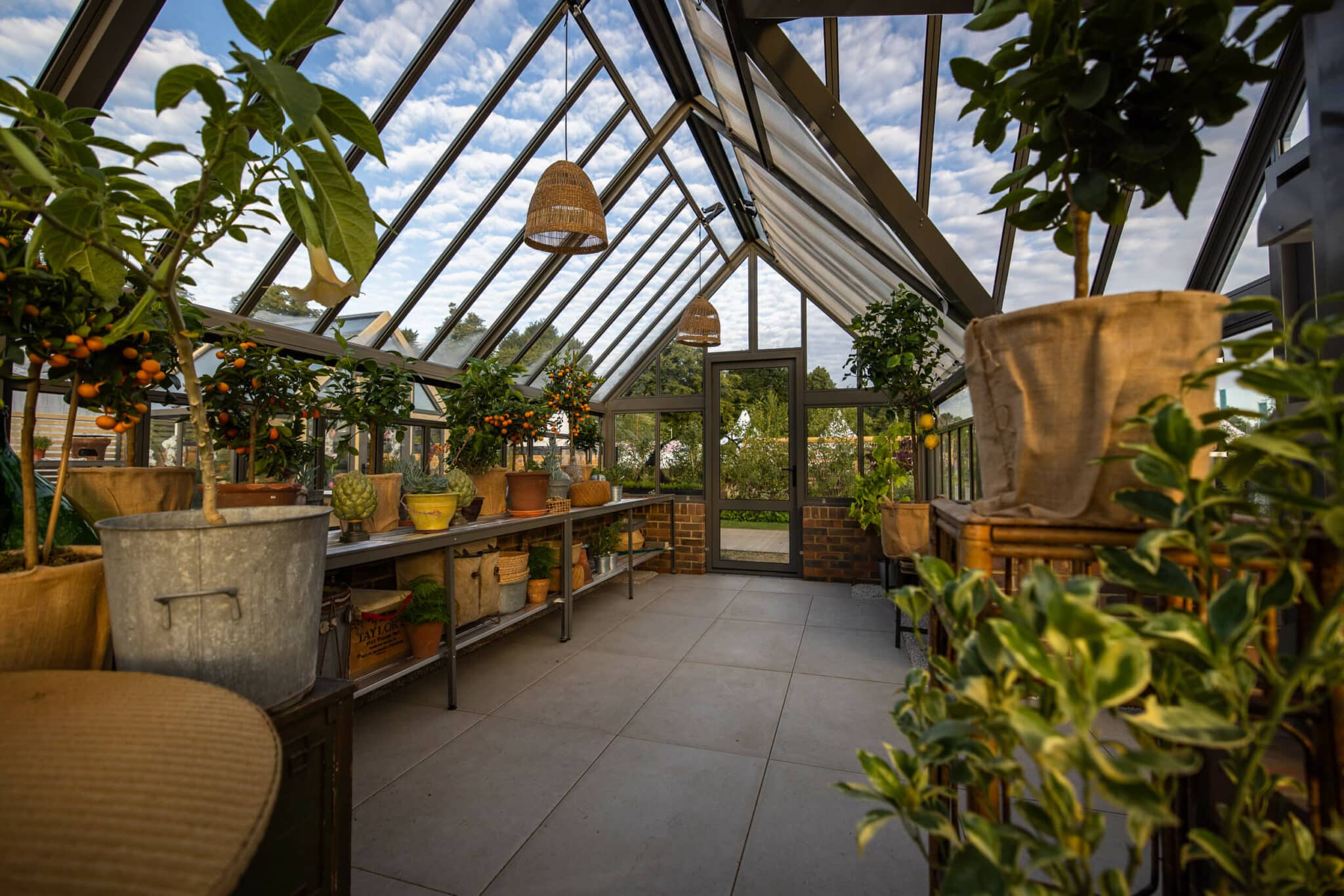 Dwarf Wall Greenhouse with Porch - Cultivar Greenhouses Inc. | USA